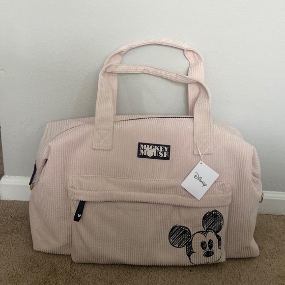 Disney | Bags | Disney Mickey Mouse Corduroy Weekender Travel Bag ...